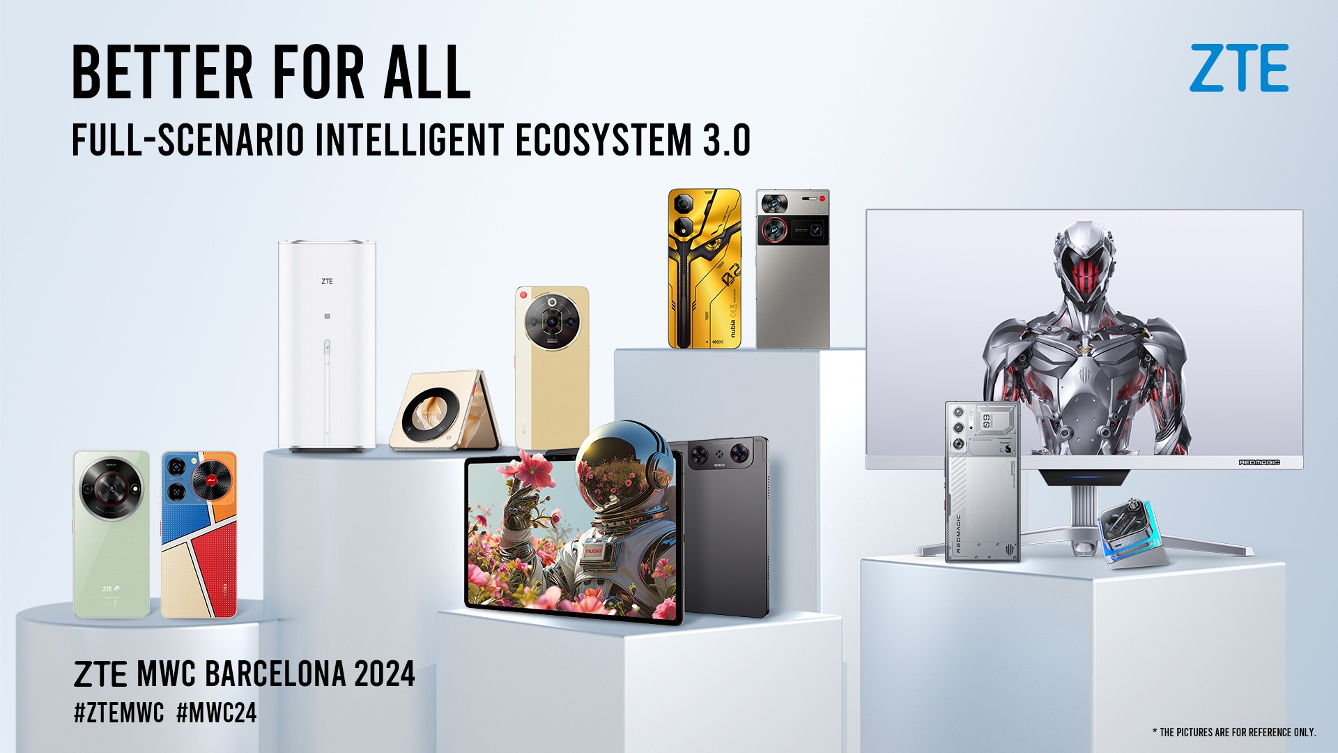 ZTE Mobile Devices unveils its global brand vision "Better for All" and new products lineup at ...